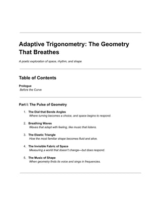 Adaptive Trigonometry - The Geometry That Breaths + Maths Papers.pdf