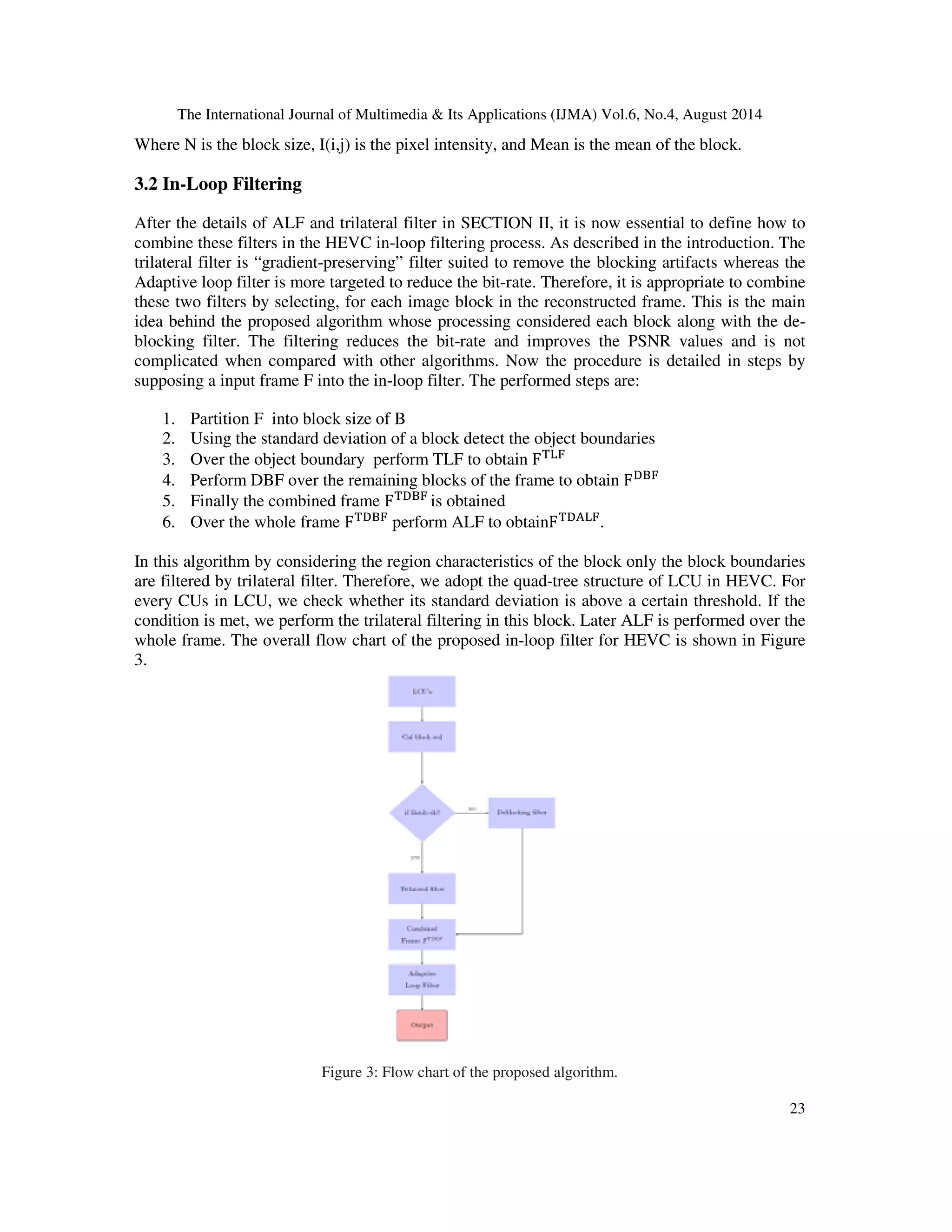 Adaptive trilateral filter for hevc standard | PDF