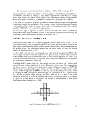 Adaptive trilateral filter for hevc standard | PDF