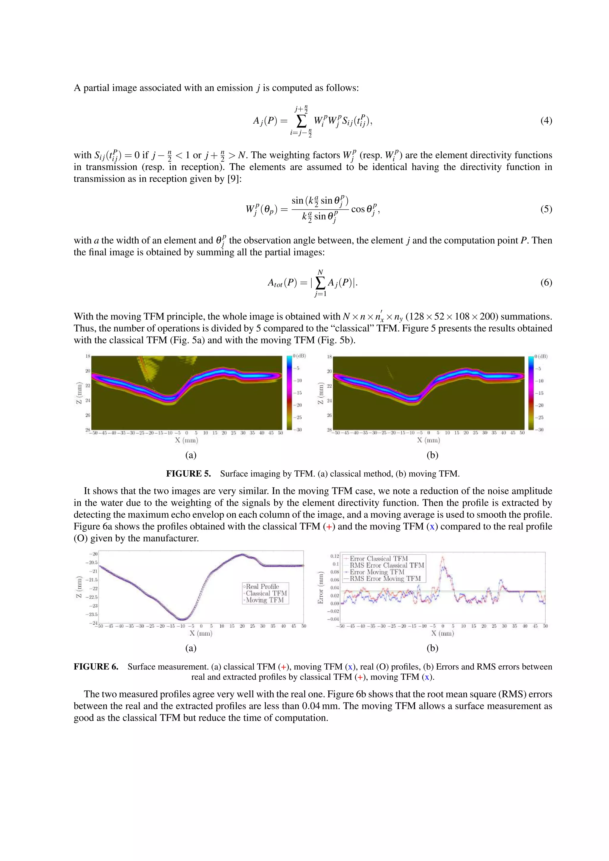 Adaptive ultrasonic imaging with the total focusing method | PDF