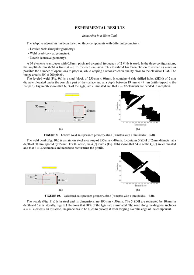 Adaptive ultrasonic imaging with the total focusing method | PDF | 3-D ...