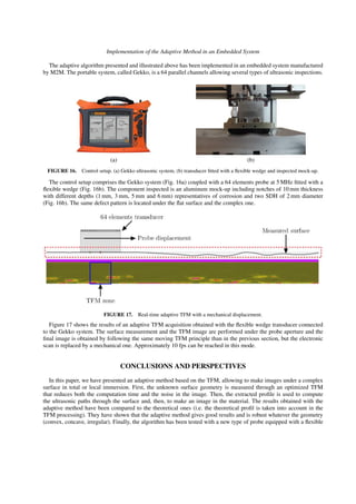 Adaptive ultrasonic imaging with the total focusing method | PDF