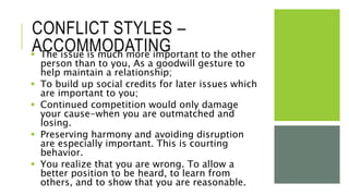 Adaptive US Conflict Management | PPT