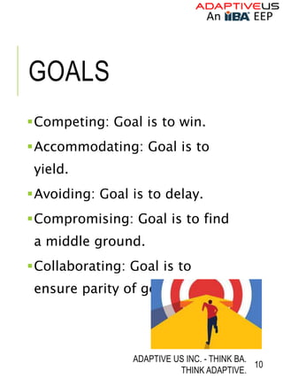 Adaptive us conflict management potrait | PPTX | Business | Business ...