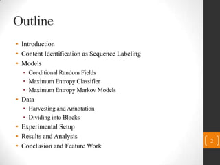 Adaptive web page content identification | PPTX