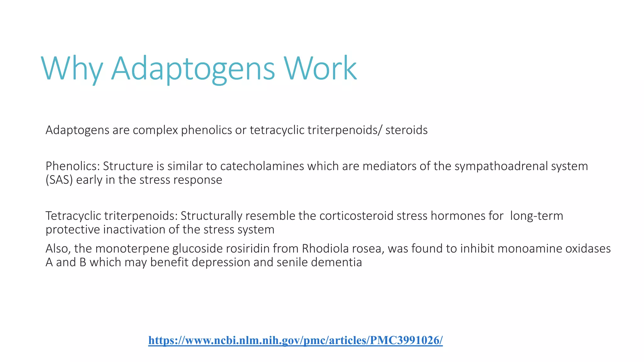 Adaptogens | PPTX