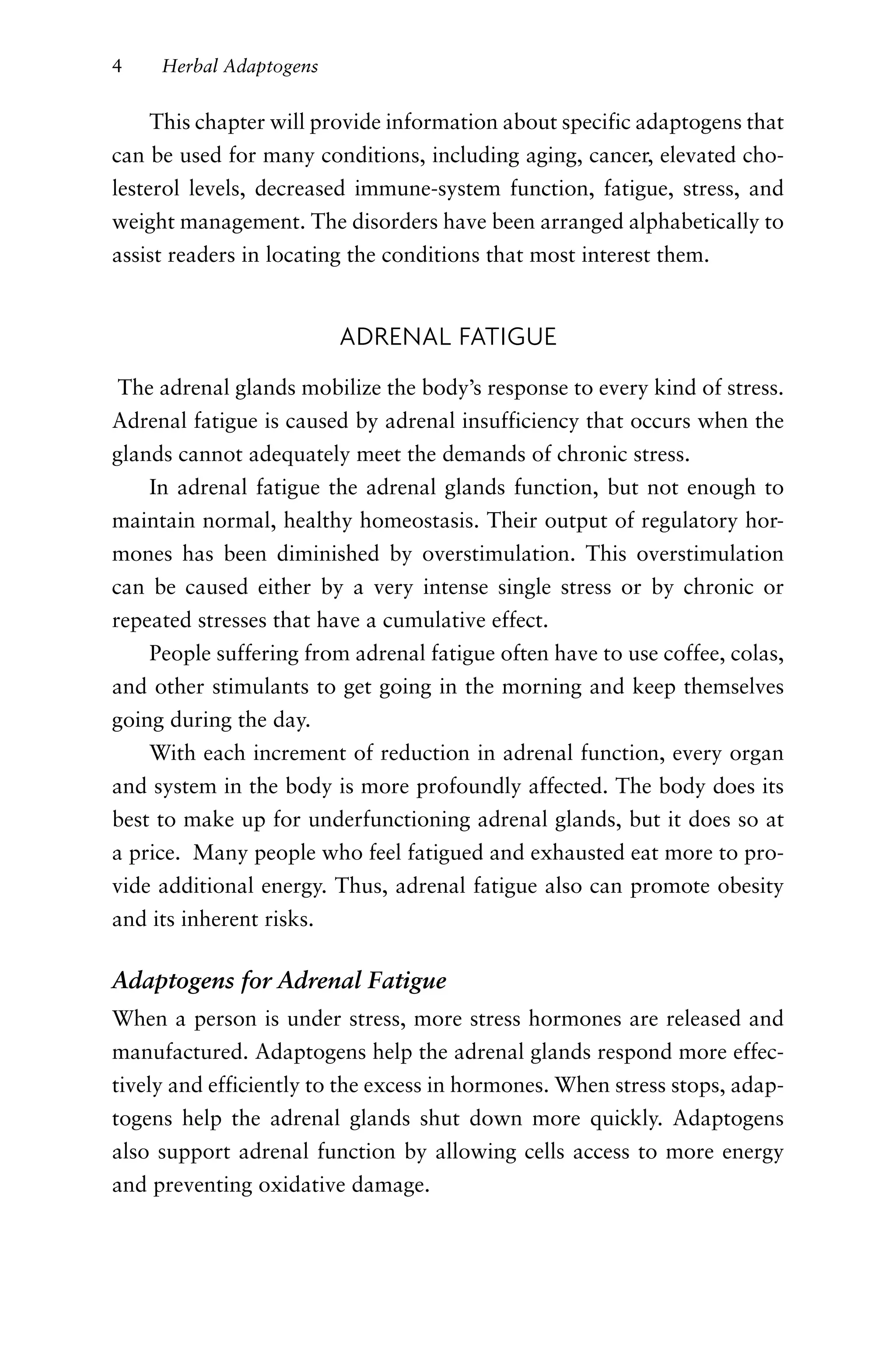 Adaptogens: Herbs for Strength, Stamina, and Stress Relief | PDF