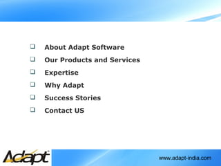 Adapt software introduction jan2017 | PPT