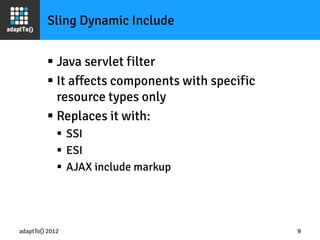 Sling Dynamic Include | PDF