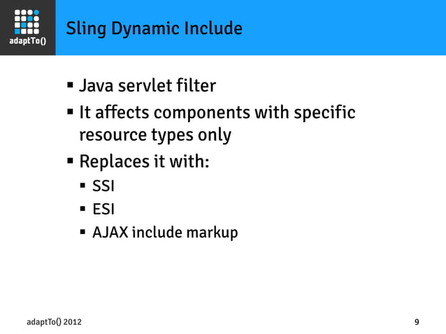 Sling Dynamic Include | PPT