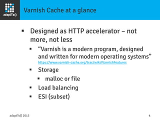 Become Happier by using Varnish Cache | PPT