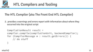HTL Compilers and Tooling | PPT
