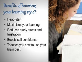 Adapt your study technique to suit your learning style | PPTX