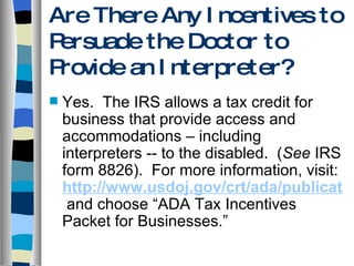 Ada Rights In Health Care | PPT