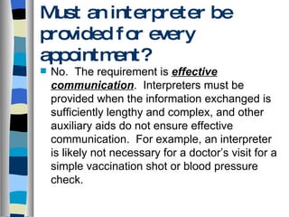 Ada Rights In Health Care | PPT