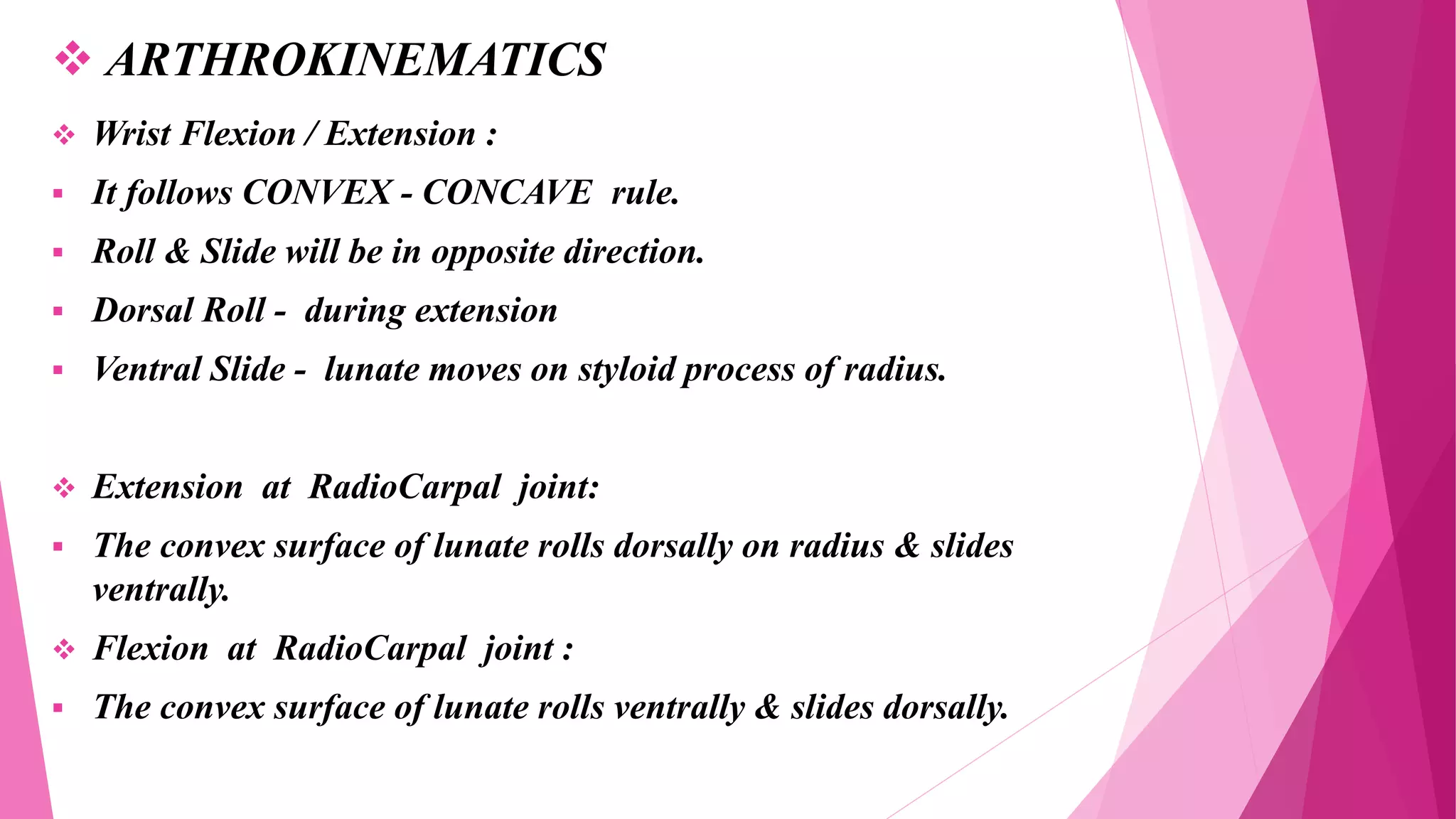Biomechanics of wrist joint | PPTX