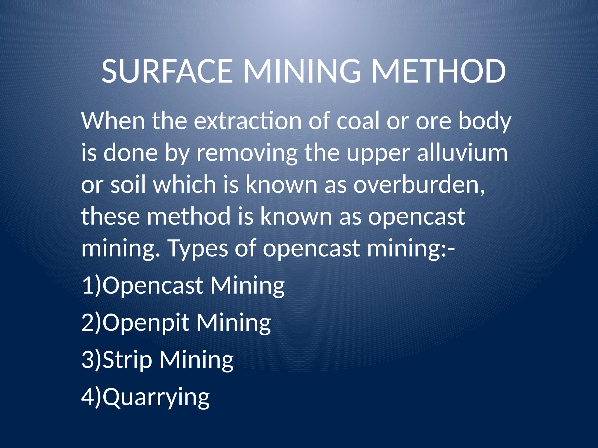 adarsh.pptx about mining and mine surveying | PPTX