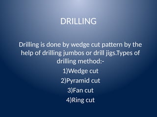 adarsh.pptx about mining and mine surveying | PPTX
