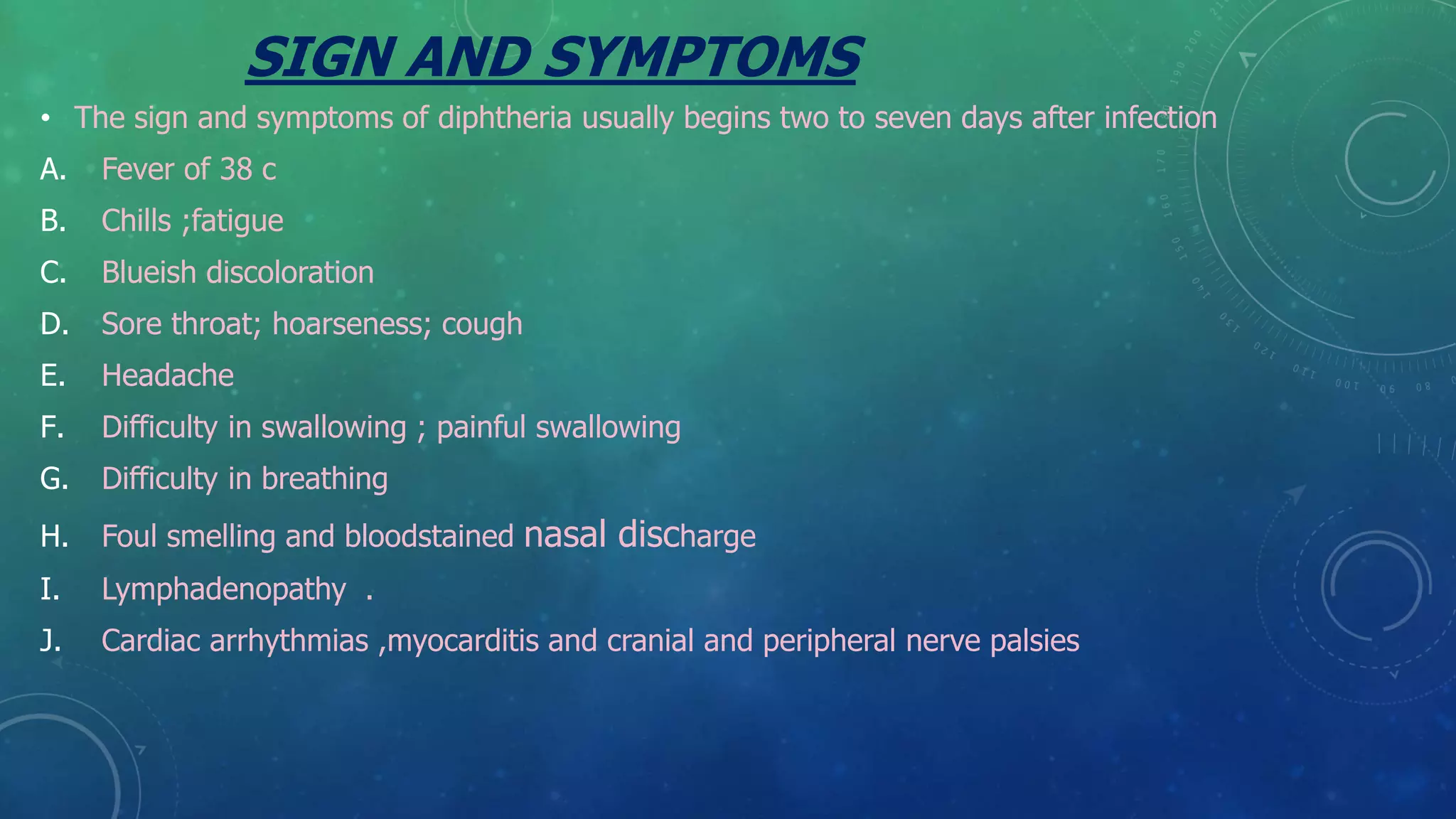 diphtheria presentation ( community health ) | PPTX