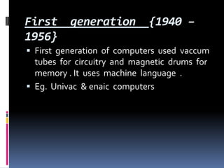 computer history and latest technology | PPT