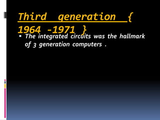 computer history and latest technology | PPT