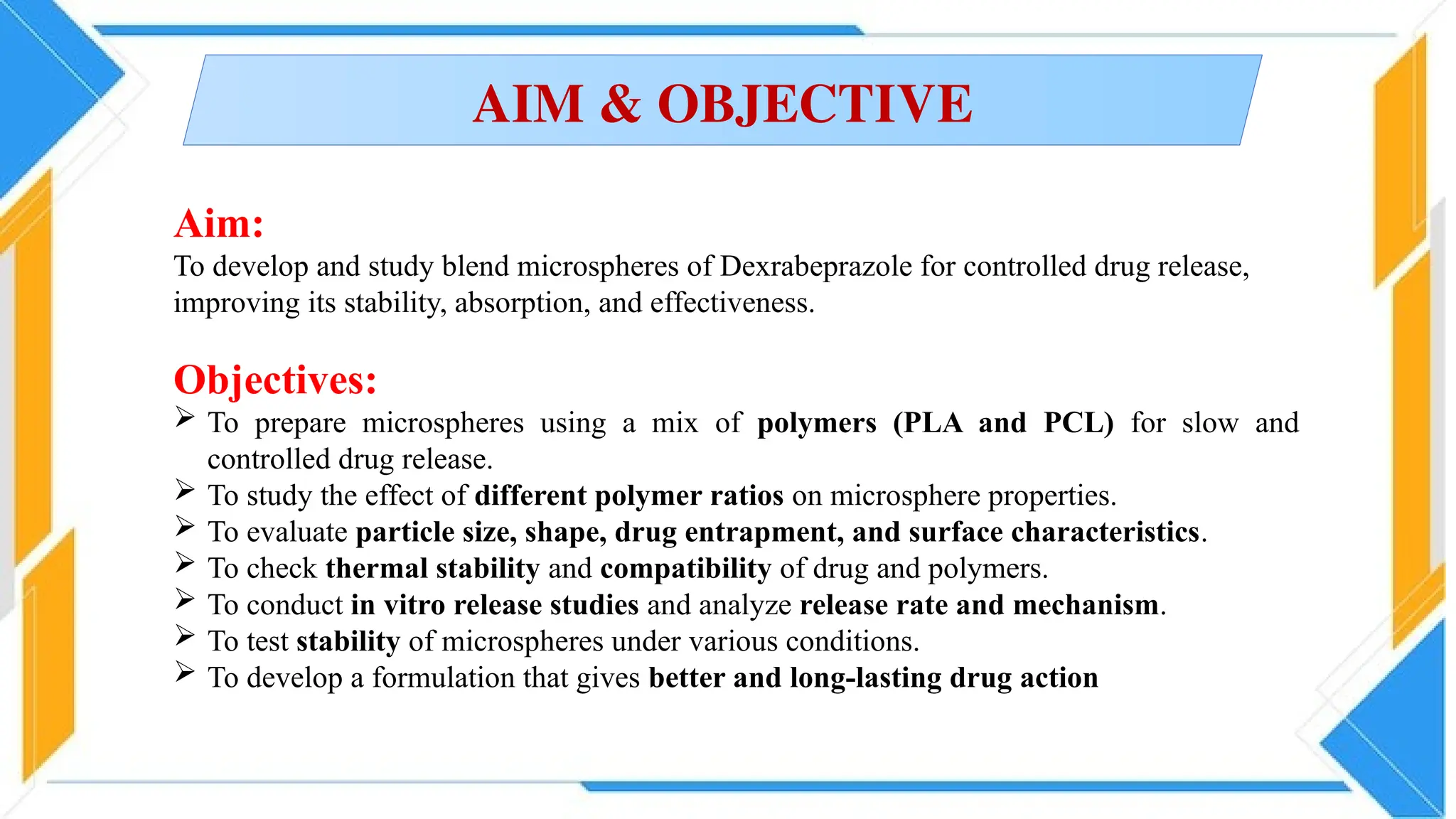 FORMULATION AND CHARATERIZATION OF BLEND MICROSPHERES OF DEXABEPRAZOLE ...