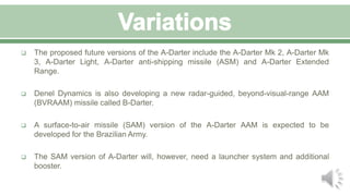 A darter, south africa fifth-generation short range, air-to-air missile ...