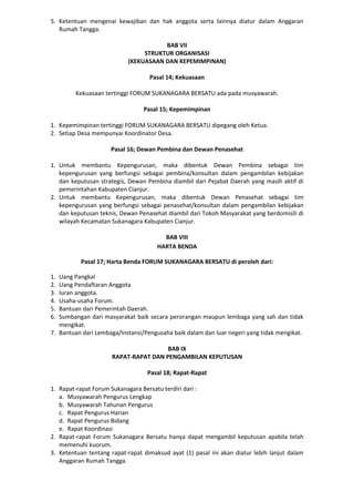 AD ART Forum Sukanagara Bersatu | PDF