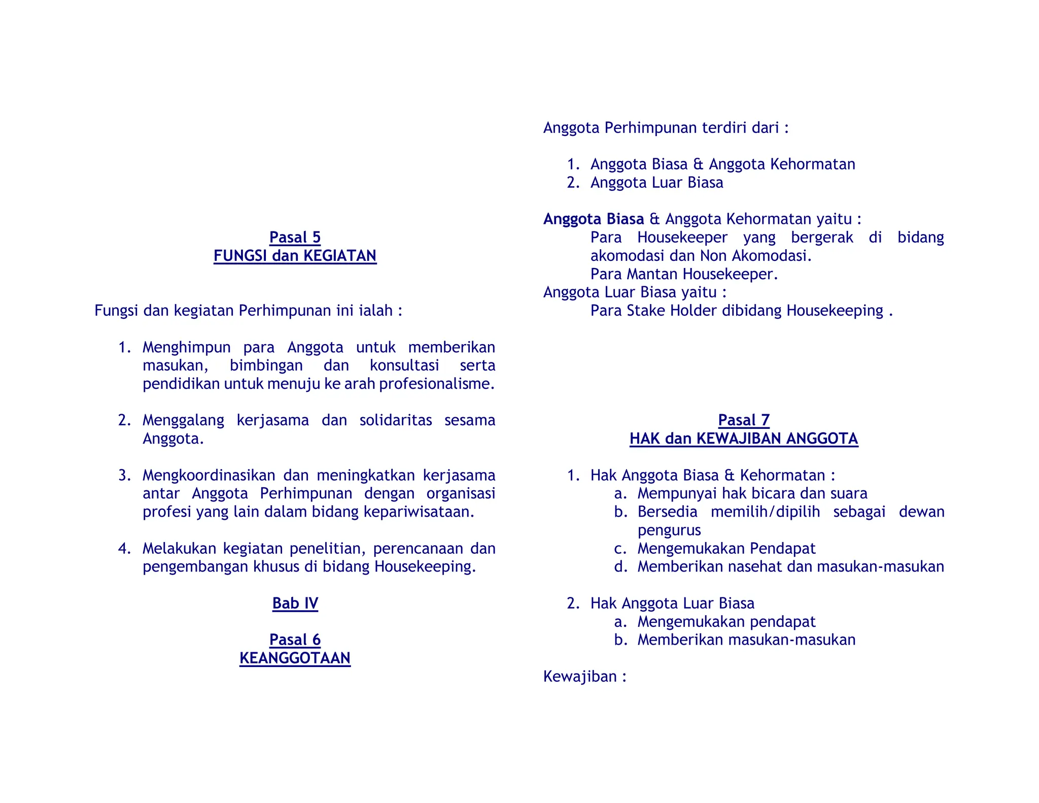 ANGGARAN DASAR /ANGGARAN RUMAH TANGGA IHKA-1 | PPT