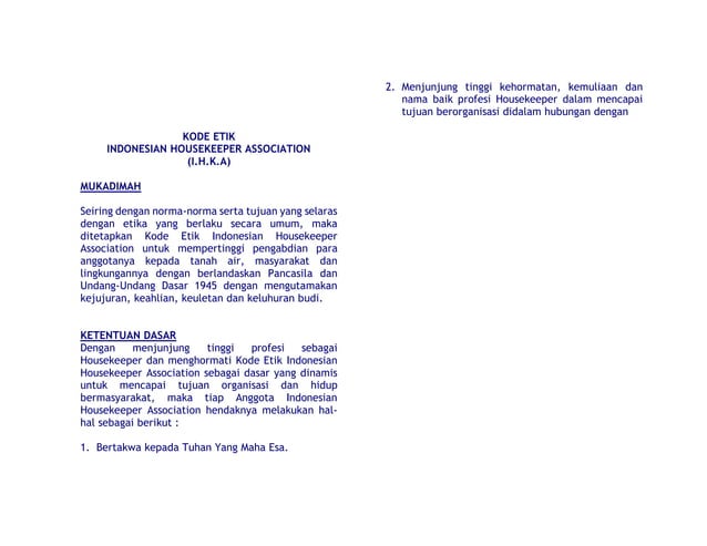 ANGGARAN DASAR /ANGGARAN RUMAH TANGGA IHKA-1 | PPT