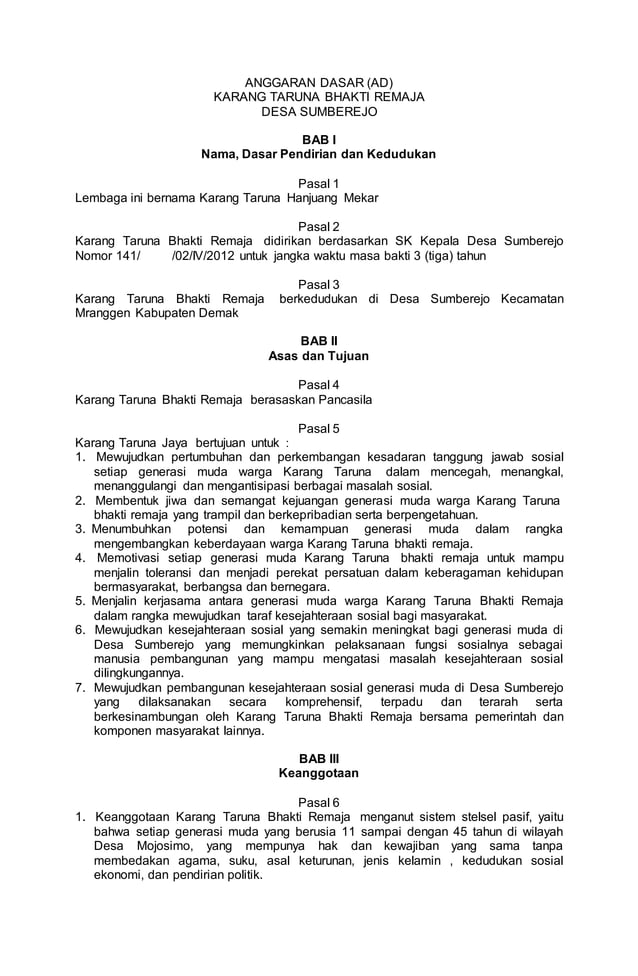 Ad art karangtaruna | DOCX