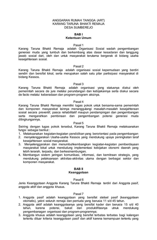 Ad art karangtaruna | DOCX