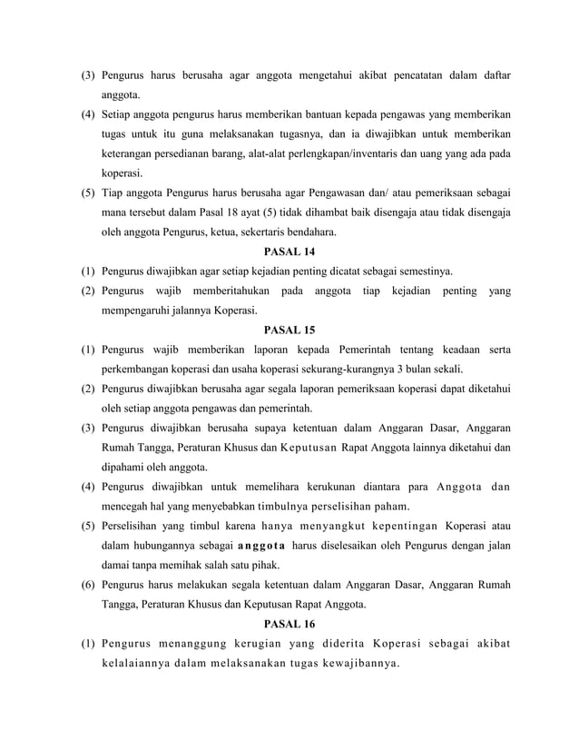 AD/ART Koperasi Kompas | DOCX