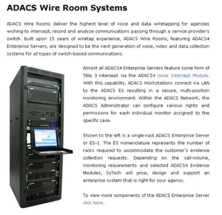 ADACS Wire Room Systems | PDF