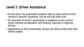Advanced Driver Assistance Systems in Vehicles | PPTX