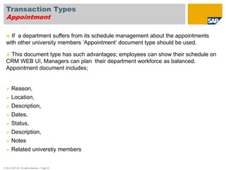 ADA SAP CRM Business Blueprint Presentation | PPTX