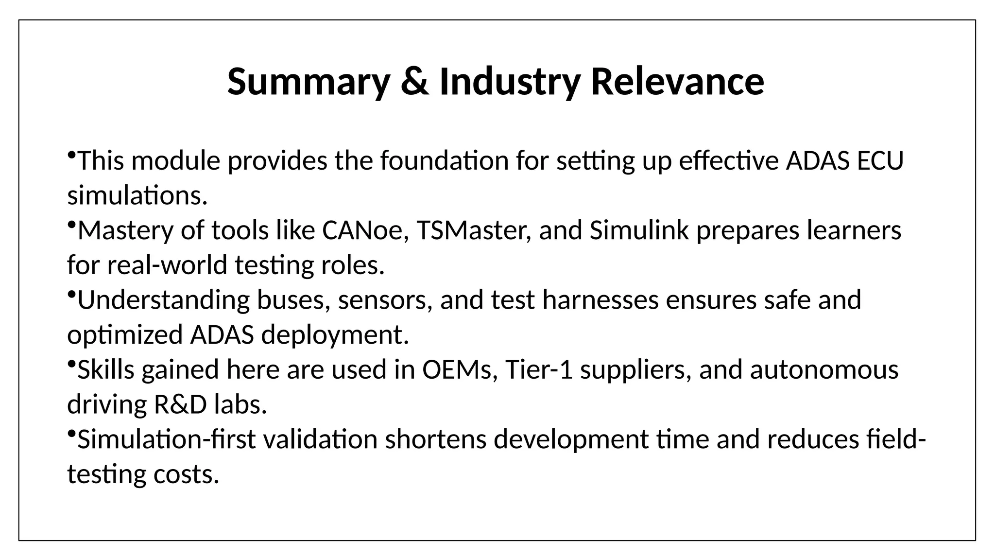 ADAS ECU Simulation and testing module 2.pptx