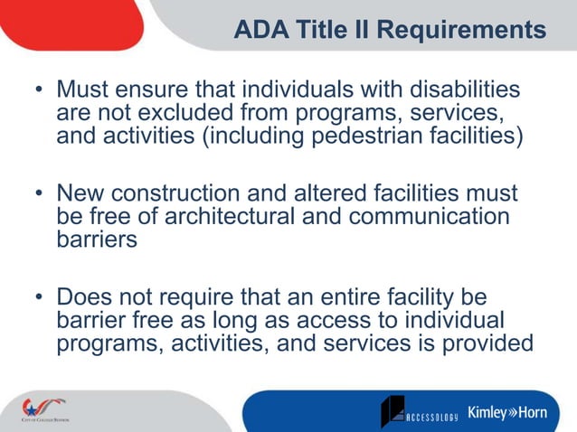 ADA Self-Evaluation and Transition Plan | PPTX