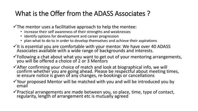 ADASS Mentoring slides | PPT
