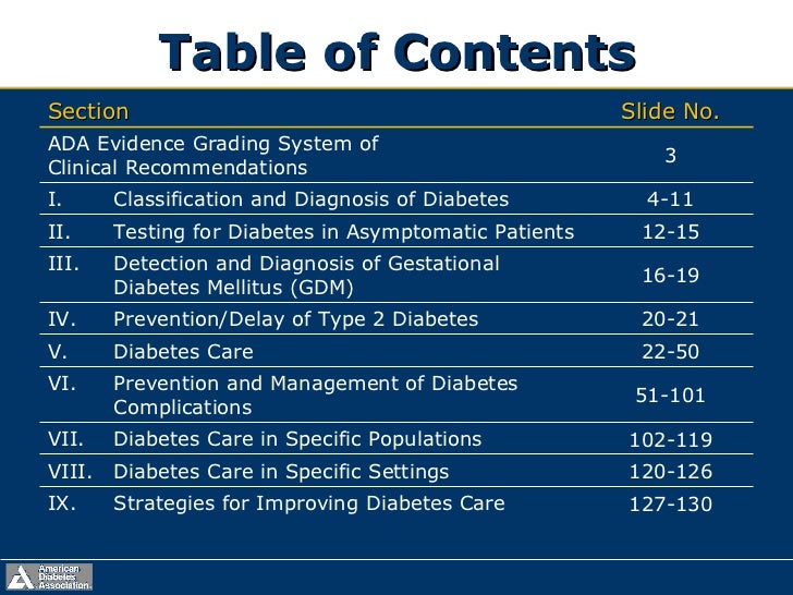 Ada standards of medical care 2011