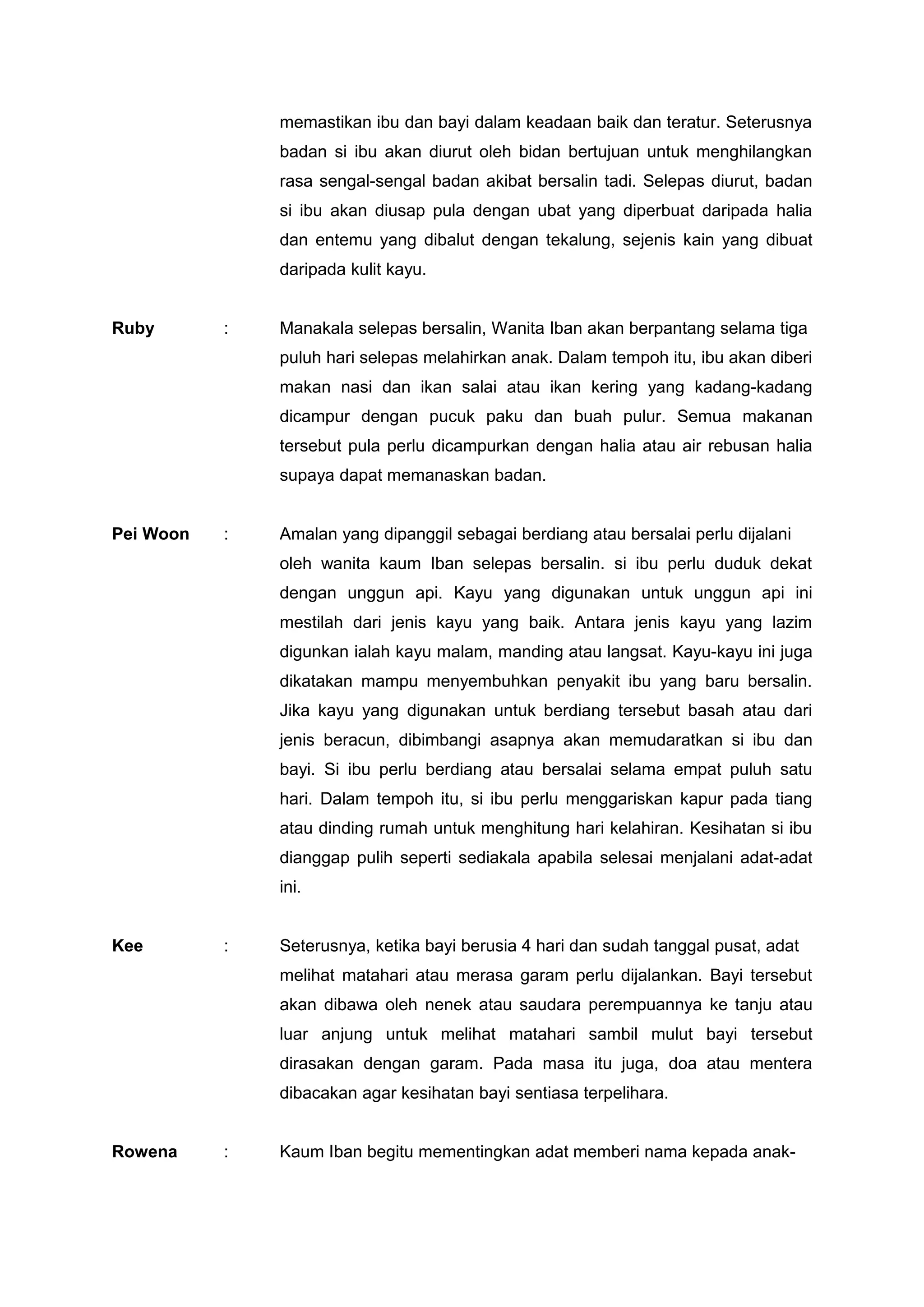 Adat resam-kelahiran-kaum-iban | DOC