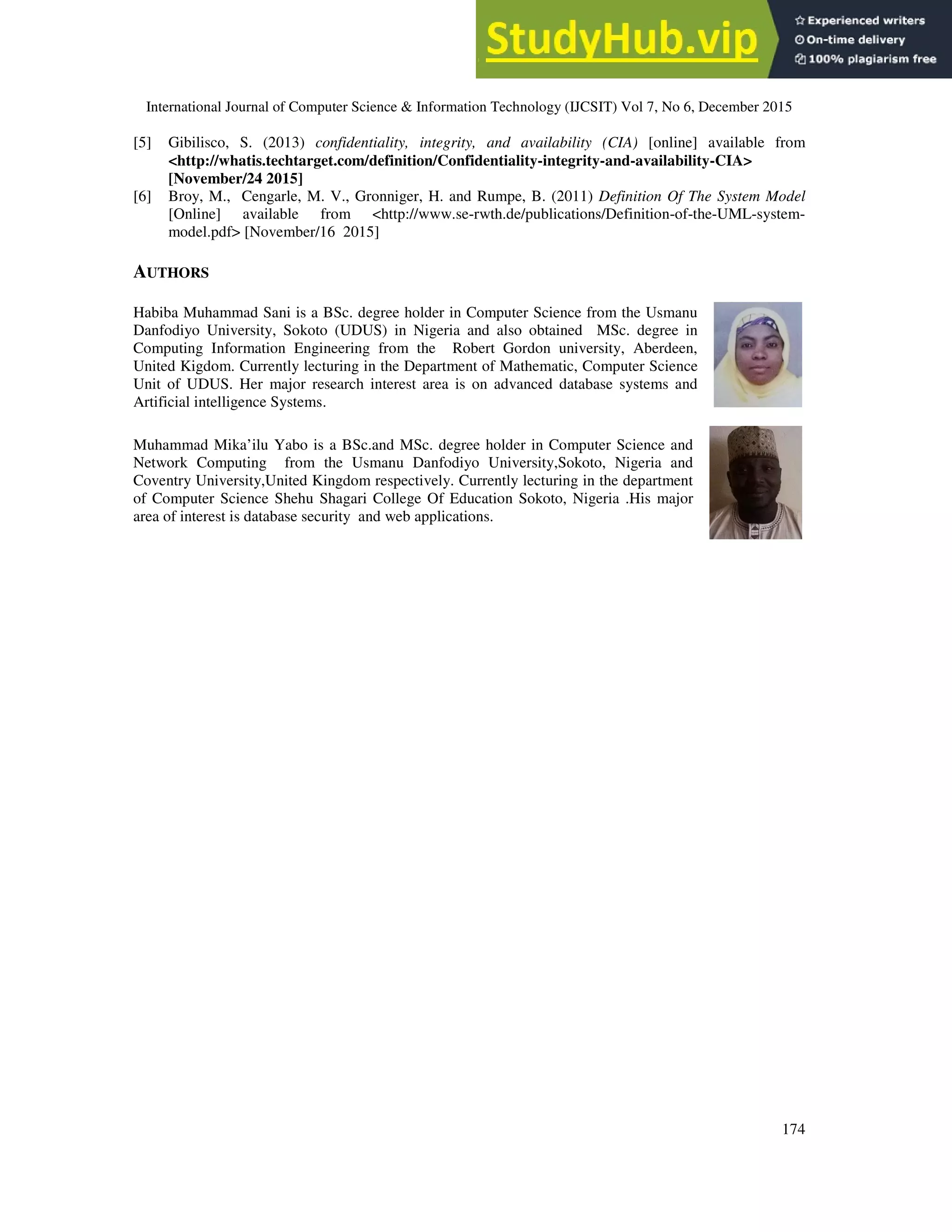 A Database System Security Framework | PDF