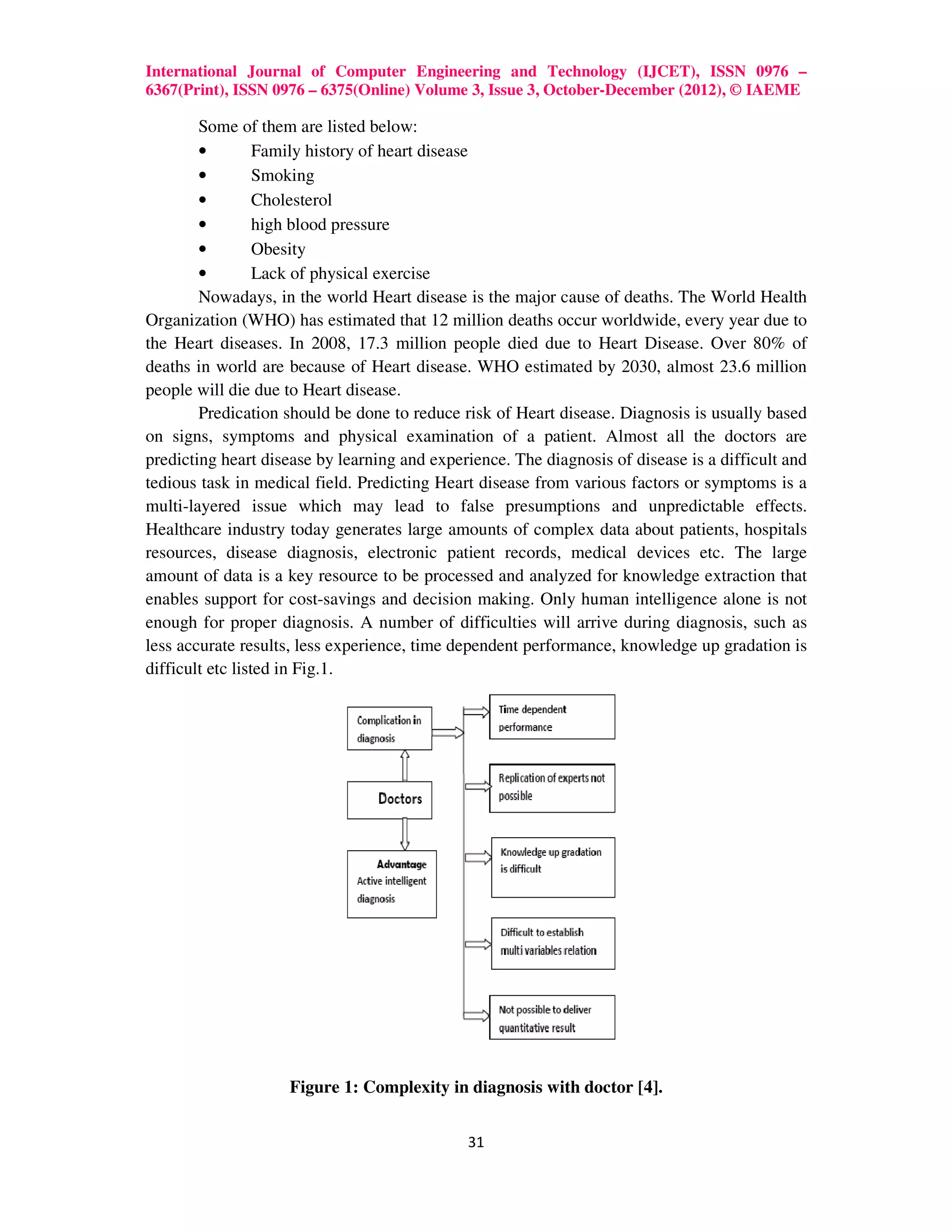A Data Mining Approach For Prediction Of Heart Disease Using Neural Networks Pdf
