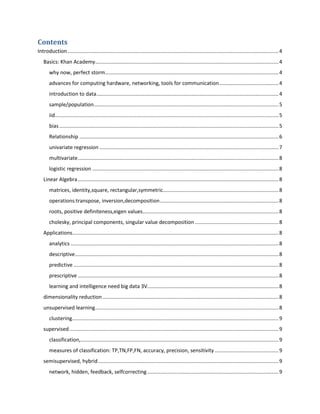A data scientist's study plan | PDF