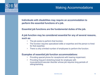 Ada training for supervisors final | PPT