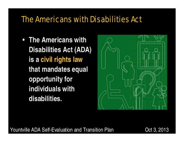 Ada transition plan and washington park public meeting power point