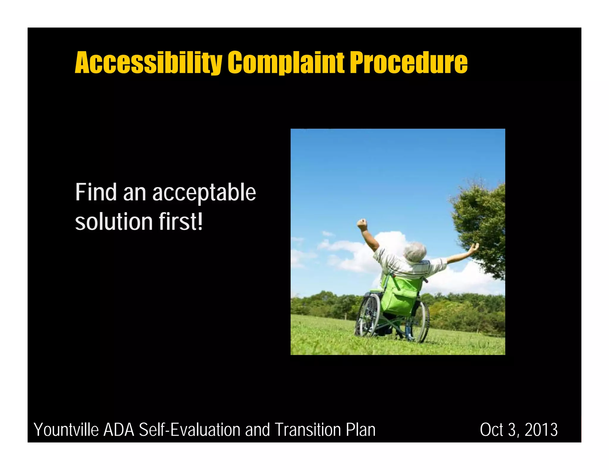 Ada transition plan public meeting power point | PDF