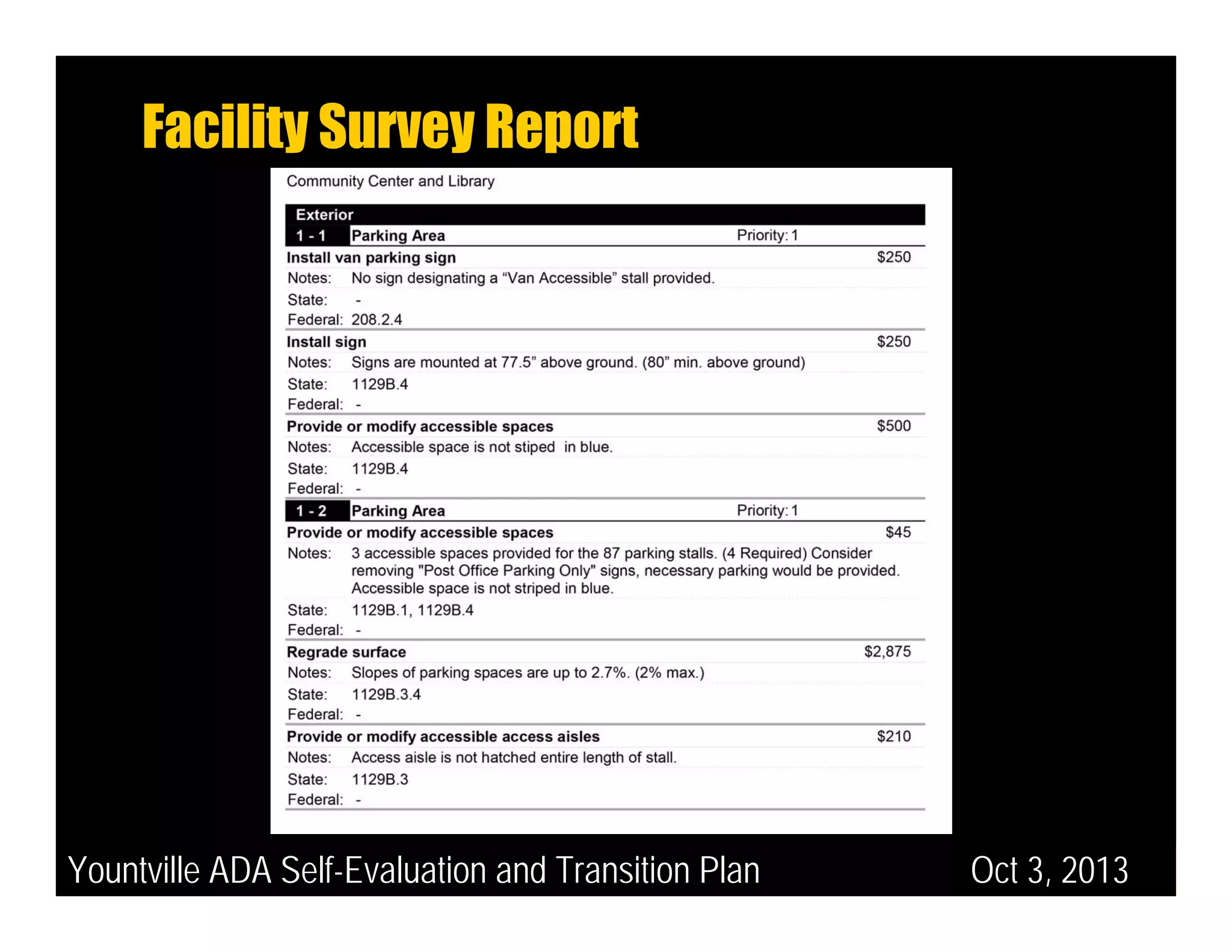 Ada transition plan public meeting power point | PDF