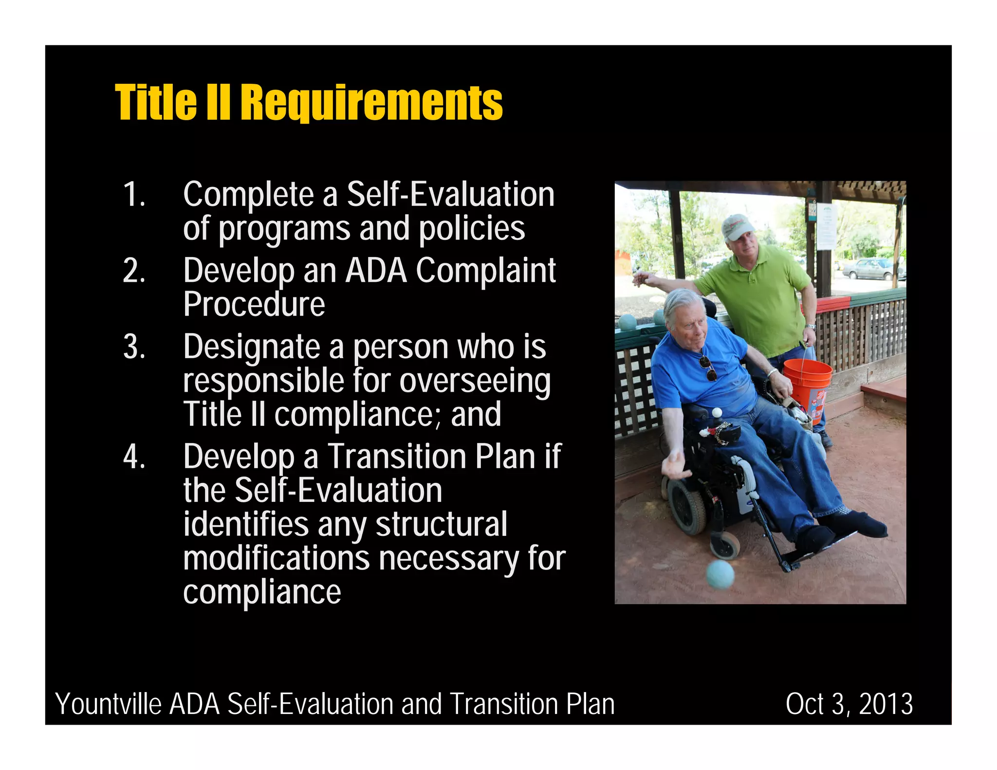 Ada transition plan public meeting power point | PPT | Free Download