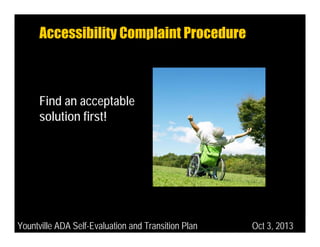 Ada transition plan public meeting power point | PDF